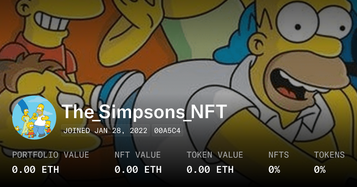 The_Simpsons_NFT - Perfil | OpenSea