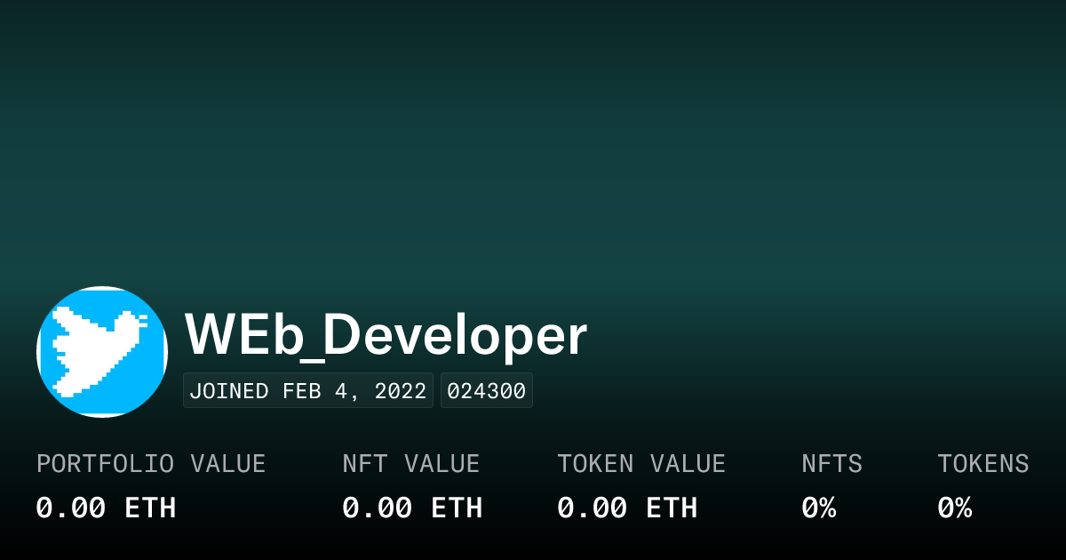 WEb_Developer - Profile | OpenSea