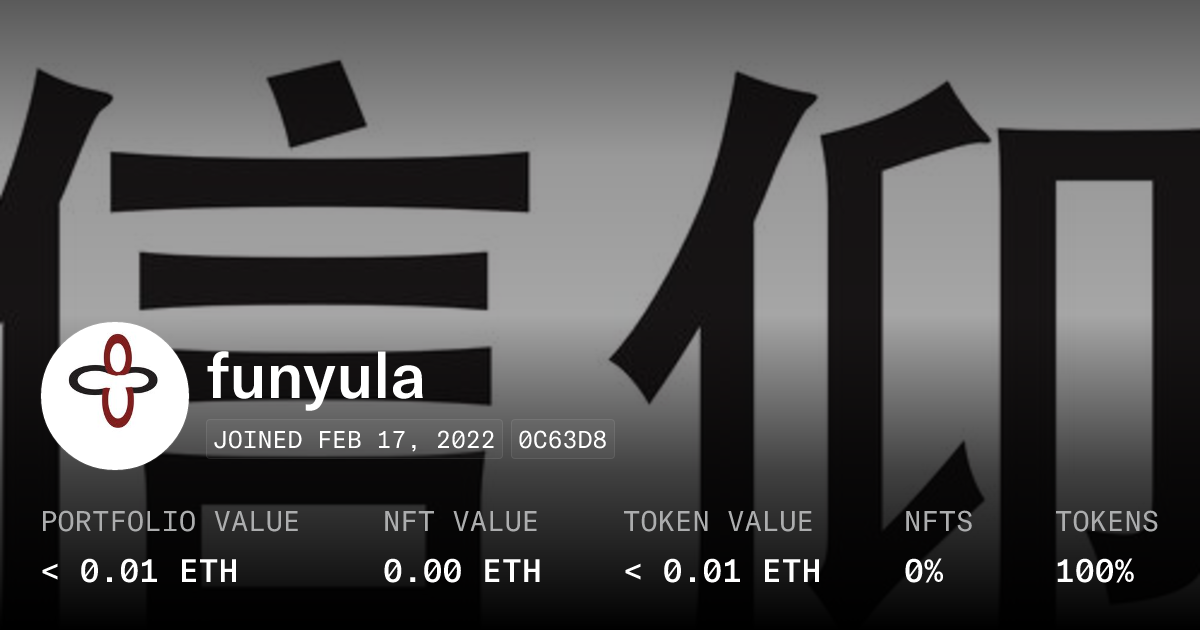 funyula - Profile | OpenSea