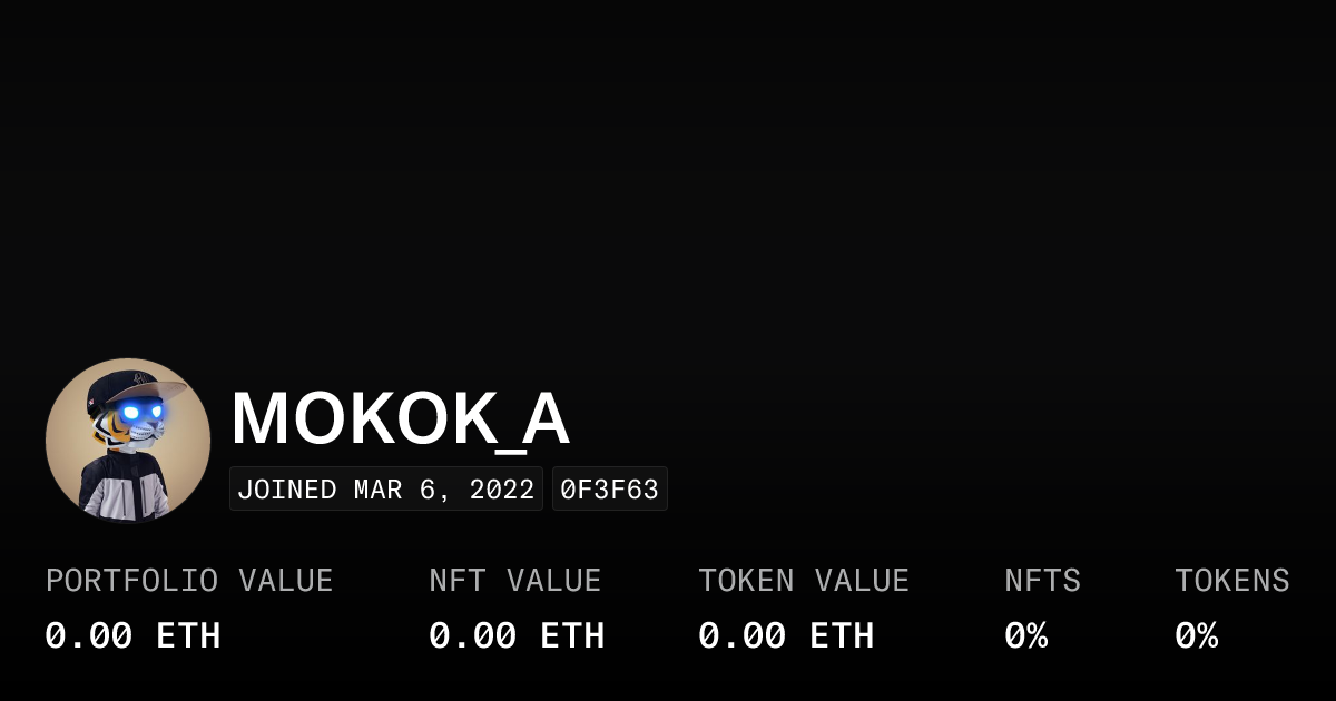 MOKOK_A - Profile | OpenSea