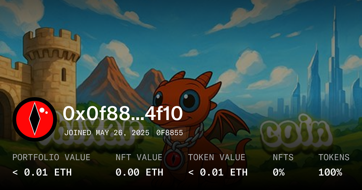 0x0f885586cf829bc7666c2b165643db104f224f10 - Profile | OpenSea