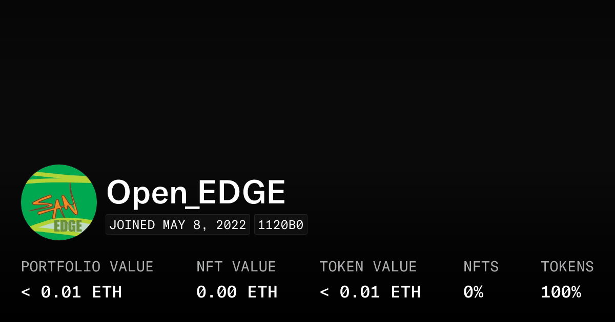 Open_EDGE - Profile | OpenSea