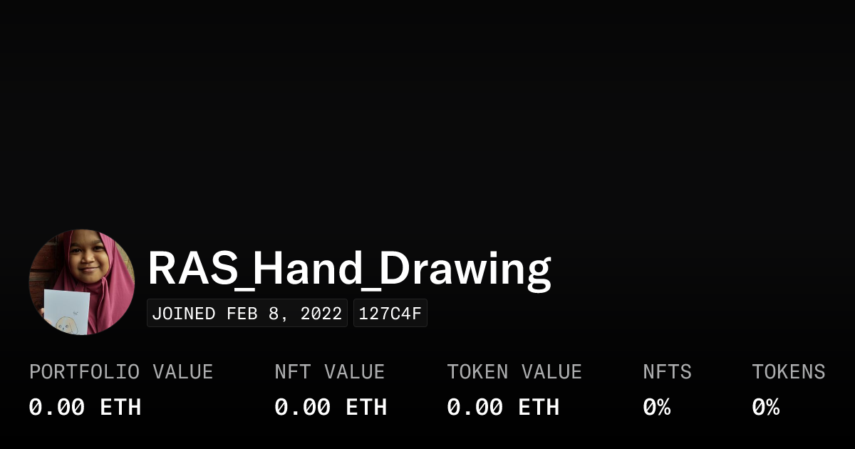 RAS_Hand_Drawing - Perfil | OpenSea