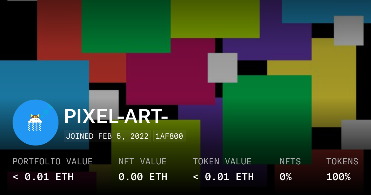 PIXEL-ART- - Perfil | OpenSea