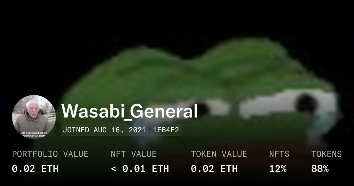 Wasabi_General - Profile | OpenSea