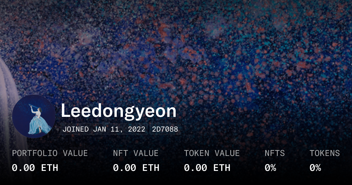 Leedongyeon - Profile | OpenSea