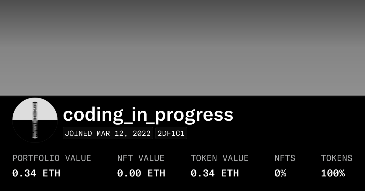 coding_in_progress - Profile | OpenSea