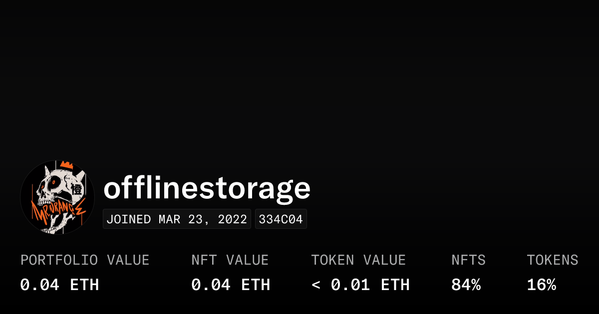 offlinestorage - Profile | OpenSea