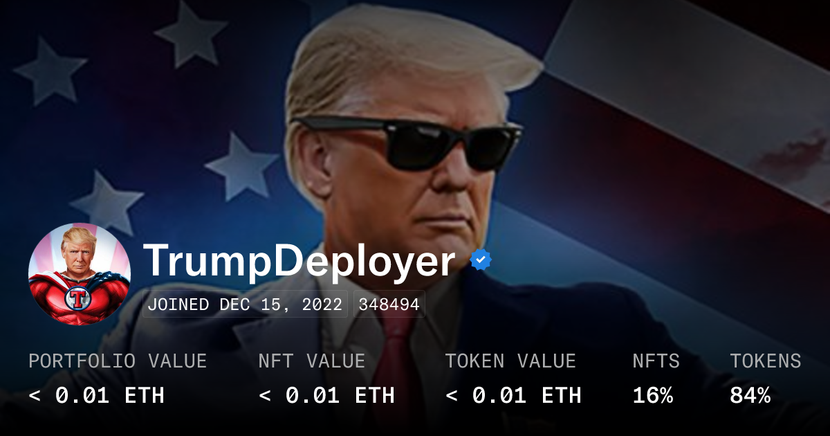 TrumpDeployer - Profile | OpenSea