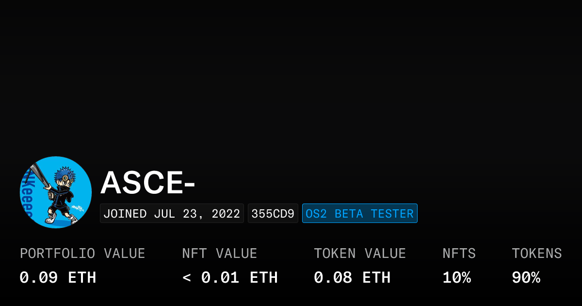 ASCE- - Profile | OpenSea