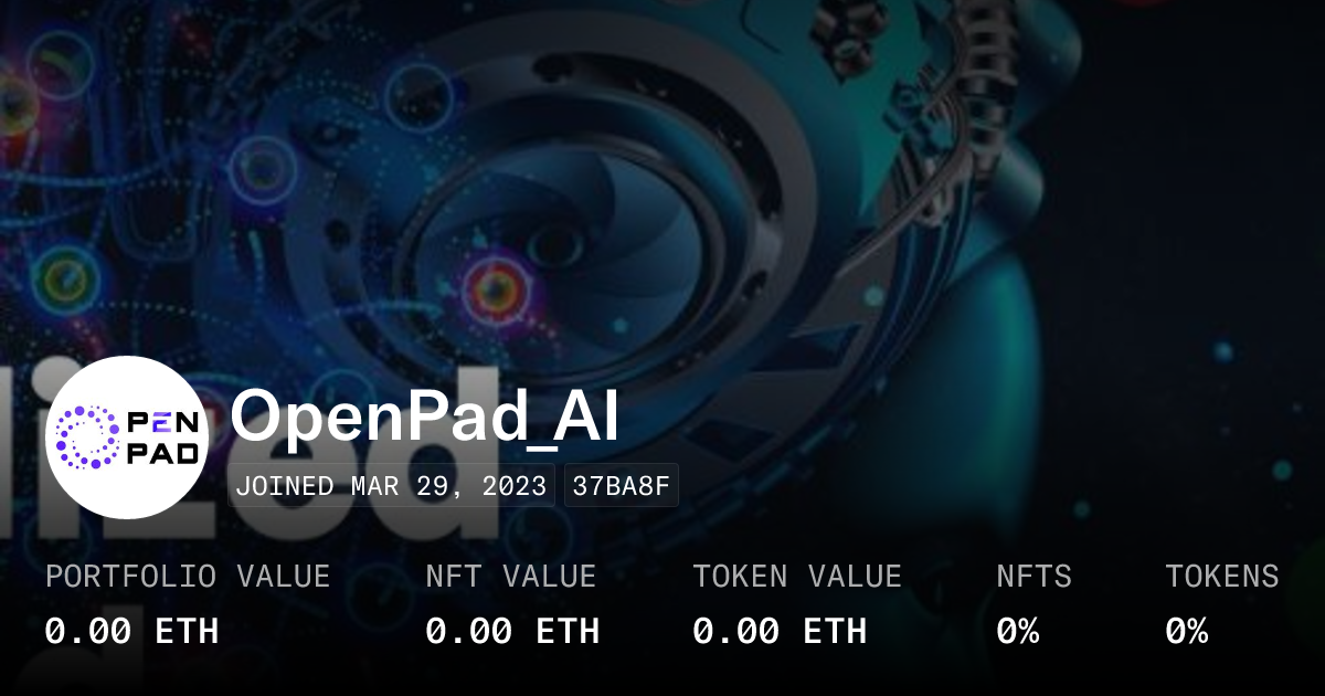 OpenPad_AI - Profile | OpenSea