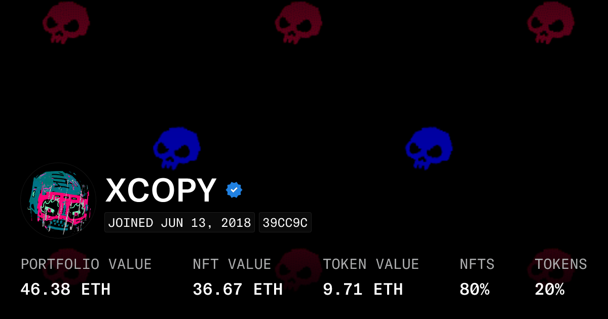 XCOPY - Profile | OpenSea
