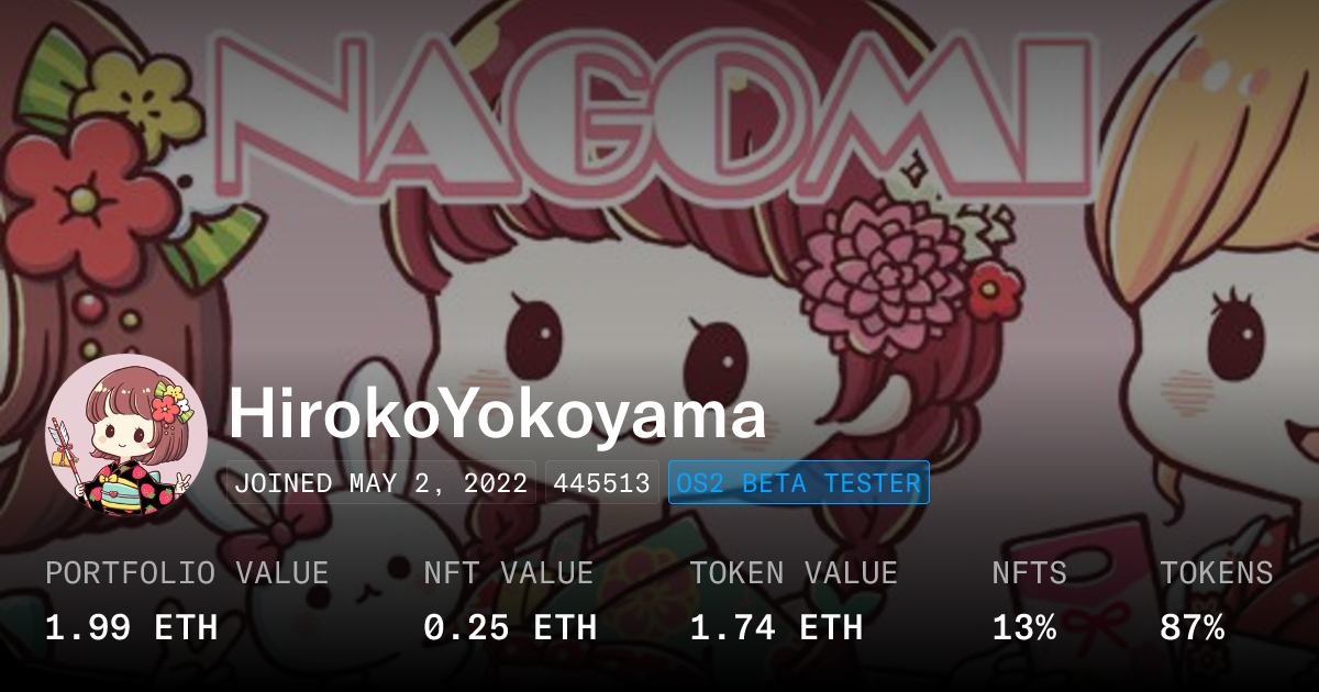 HirokoYokoyama - Profile | OpenSea