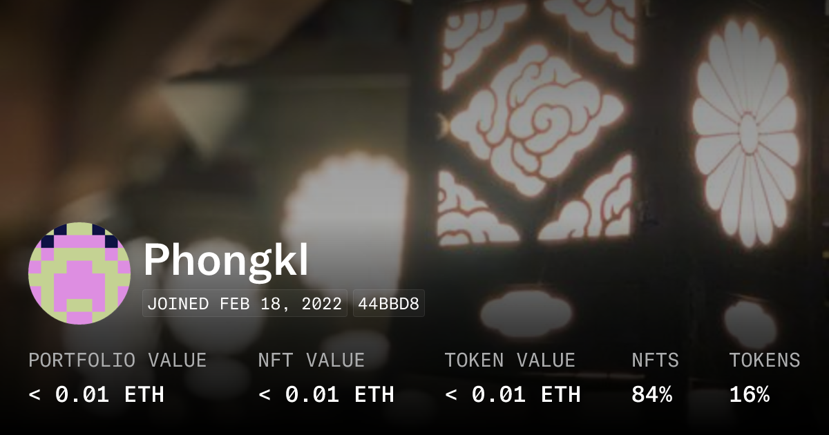 Phongkl - Perfil | OpenSea
