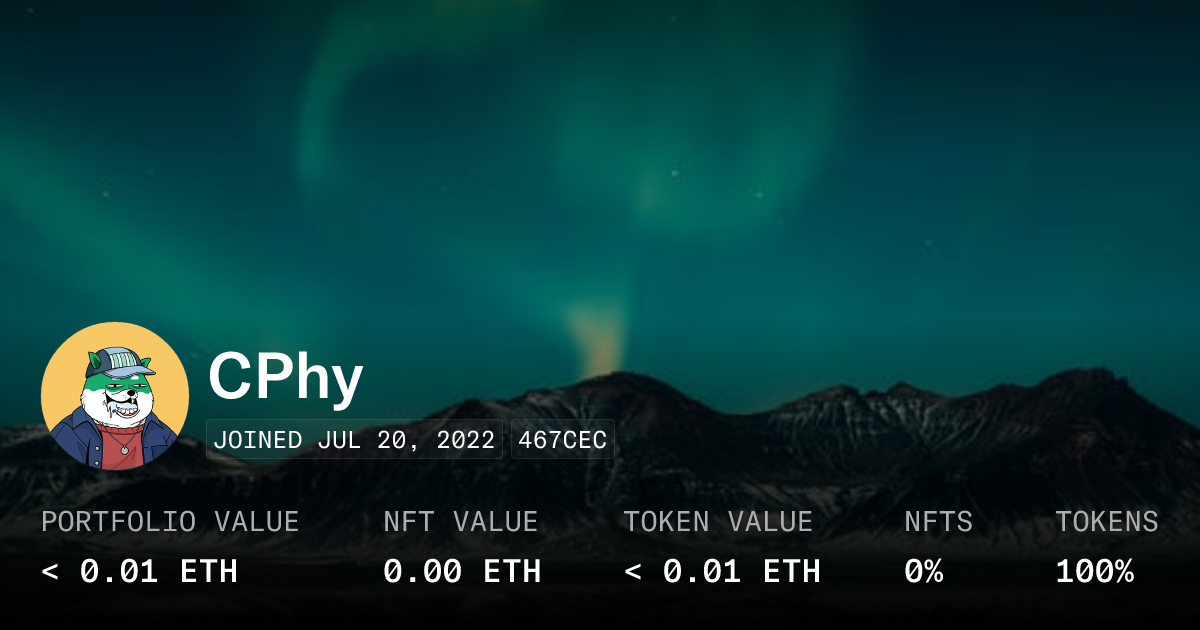 CPhy - Perfil | OpenSea