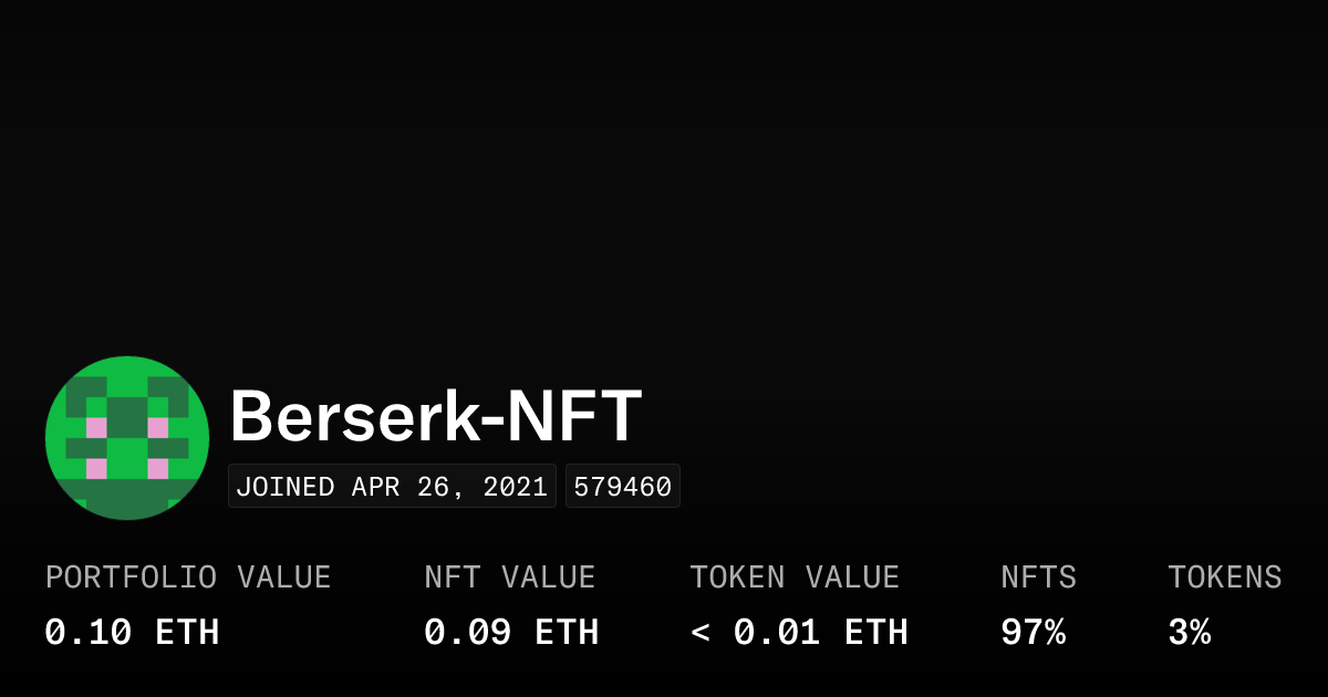 Berserk-NFT - Perfil | OpenSea