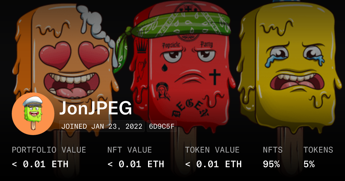JonJPEG - Perfil | OpenSea
