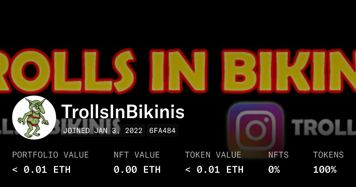 TrollsInBikinis - Perfil | OpenSea