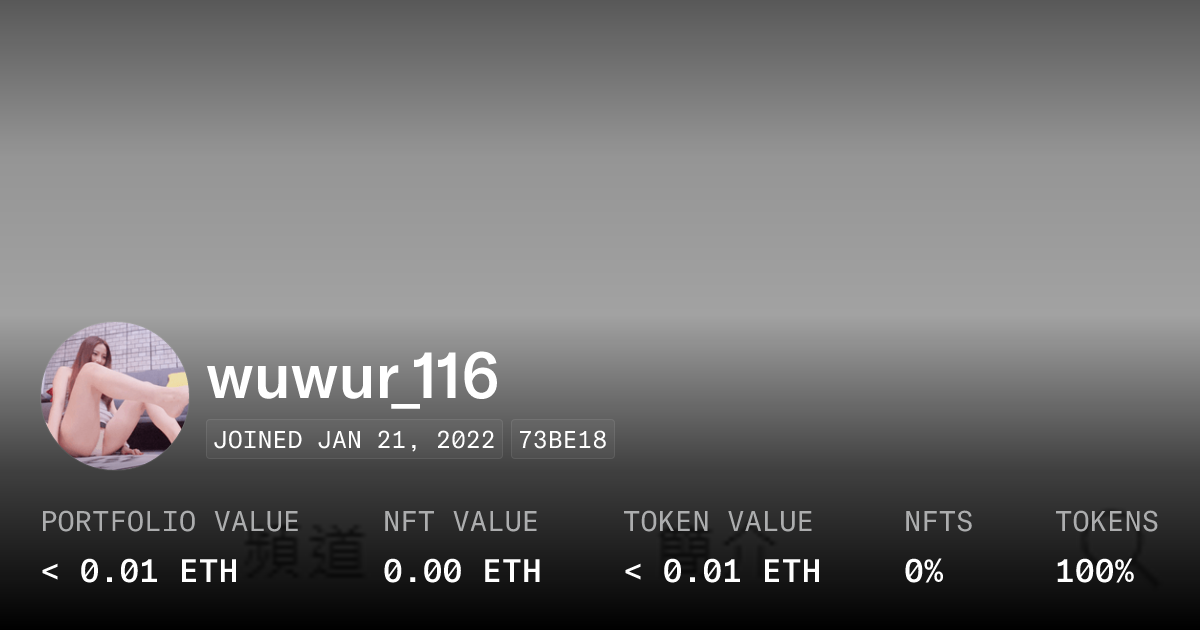 wuwur_116 - Profile | OpenSea