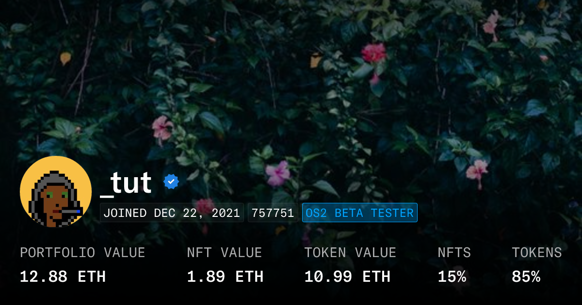_tut - Profile | OpenSea