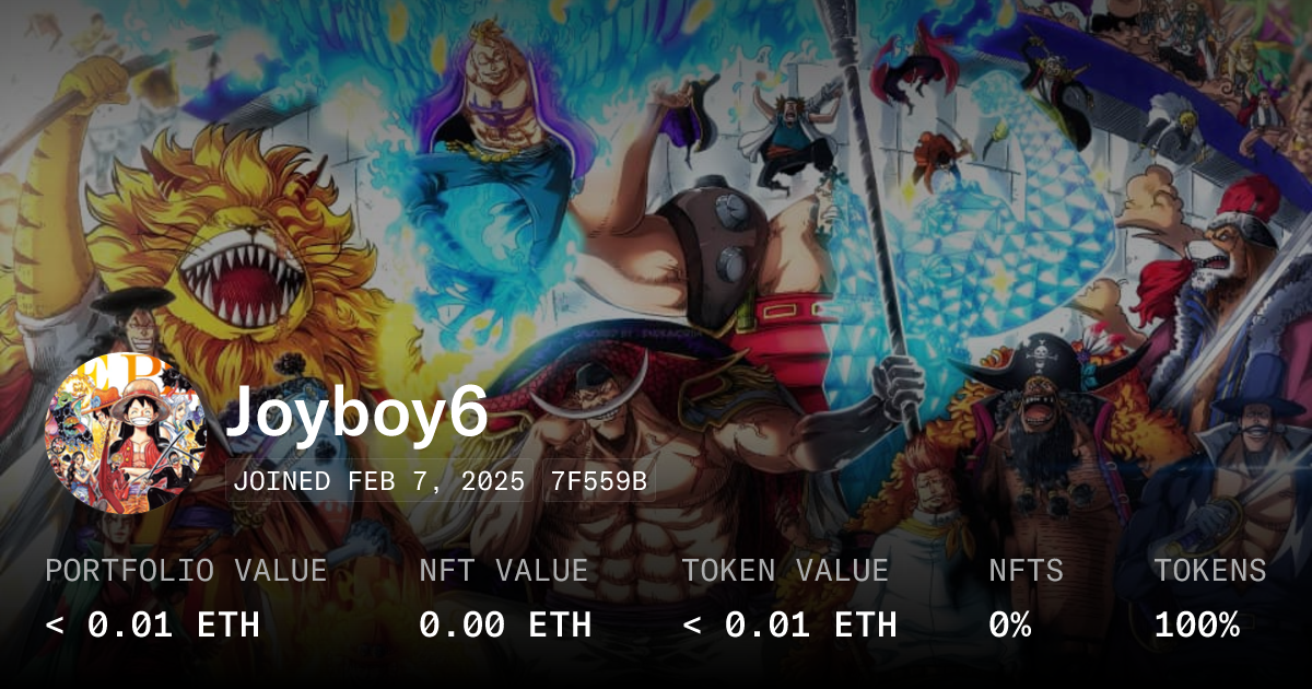 Joyboy6 - Profile | OpenSea
