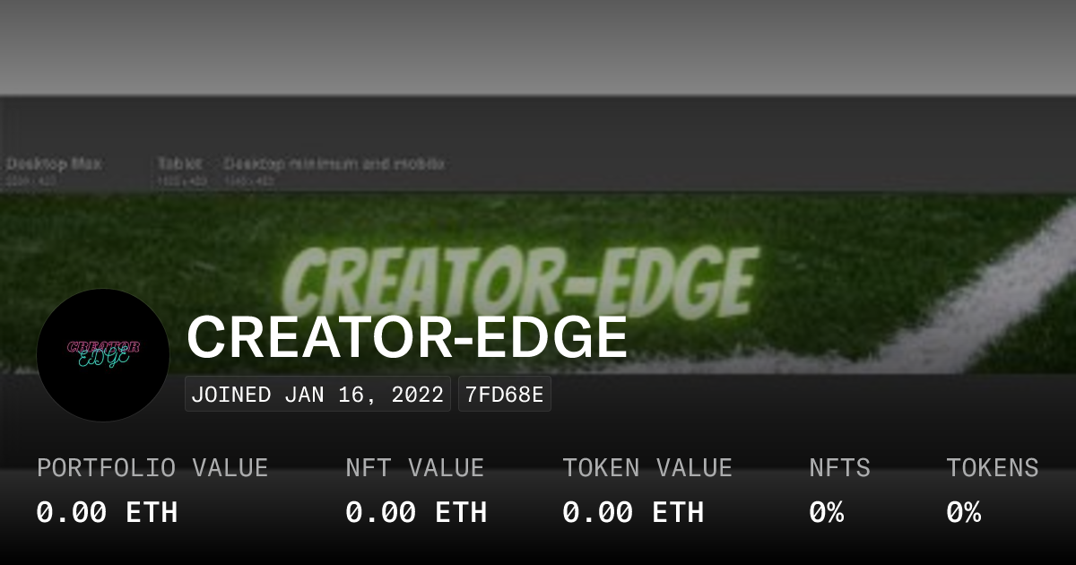 CREATOR-EDGE - Profile | OpenSea