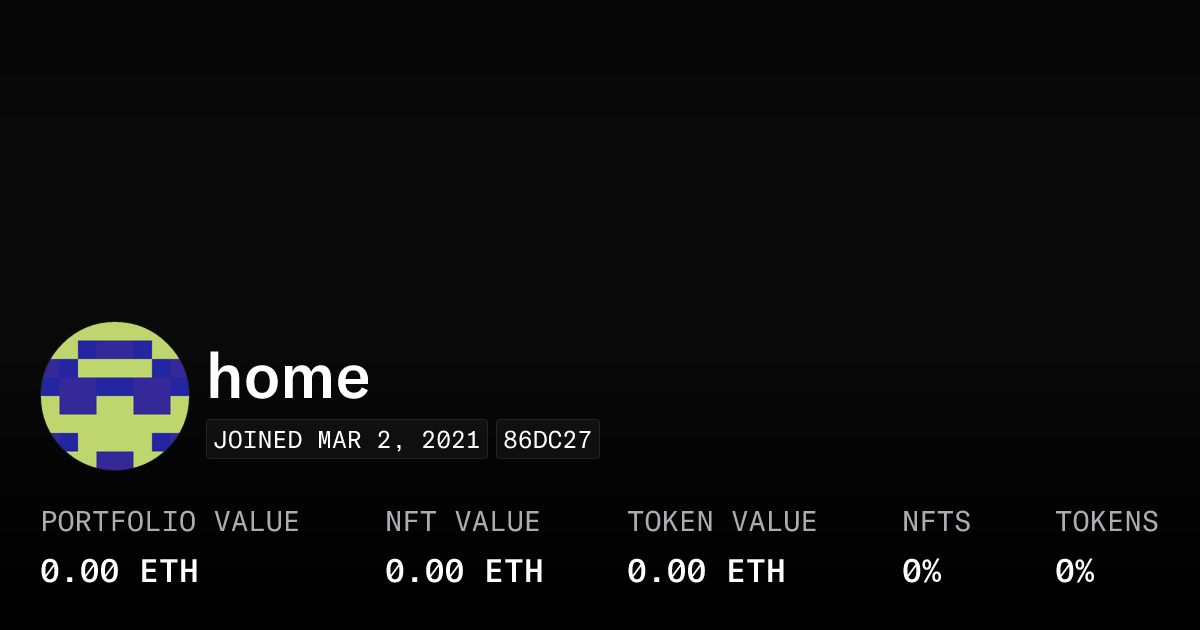 home - Perfil | OpenSea