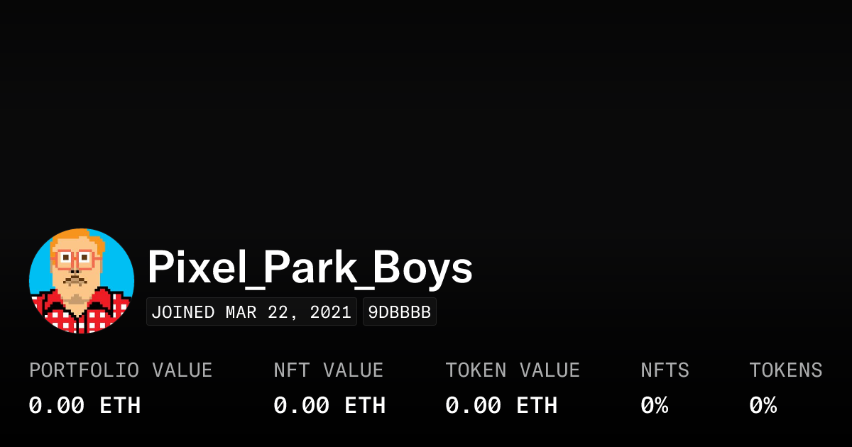 Pixel_Park_Boys - Profile | OpenSea