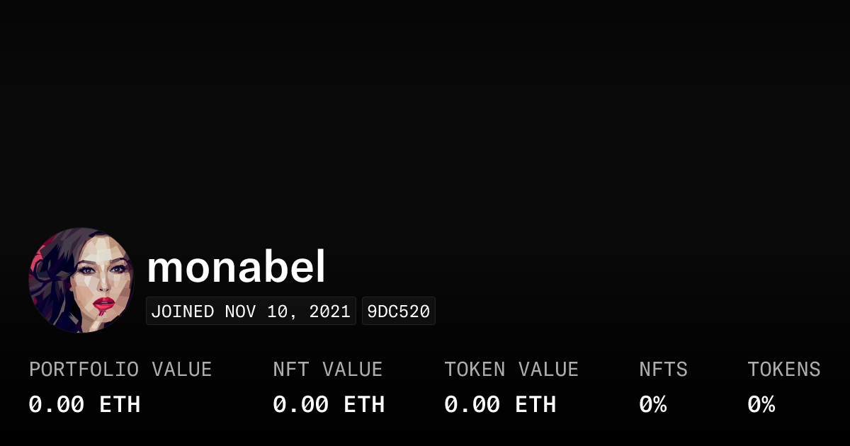 monabel - Perfil | OpenSea
