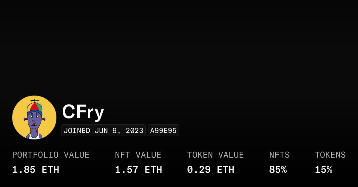 CFry - Profile | OpenSea