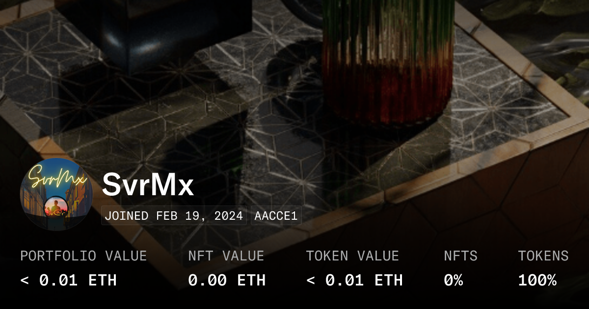 SvrMx - Profile | OpenSea