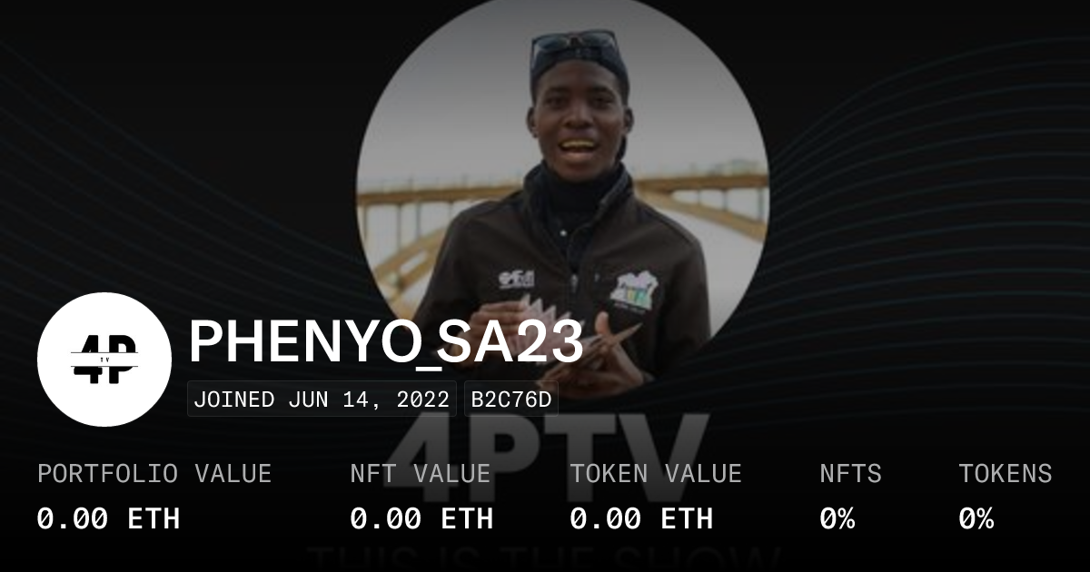 PHENYO_SA23 - Perfil | OpenSea