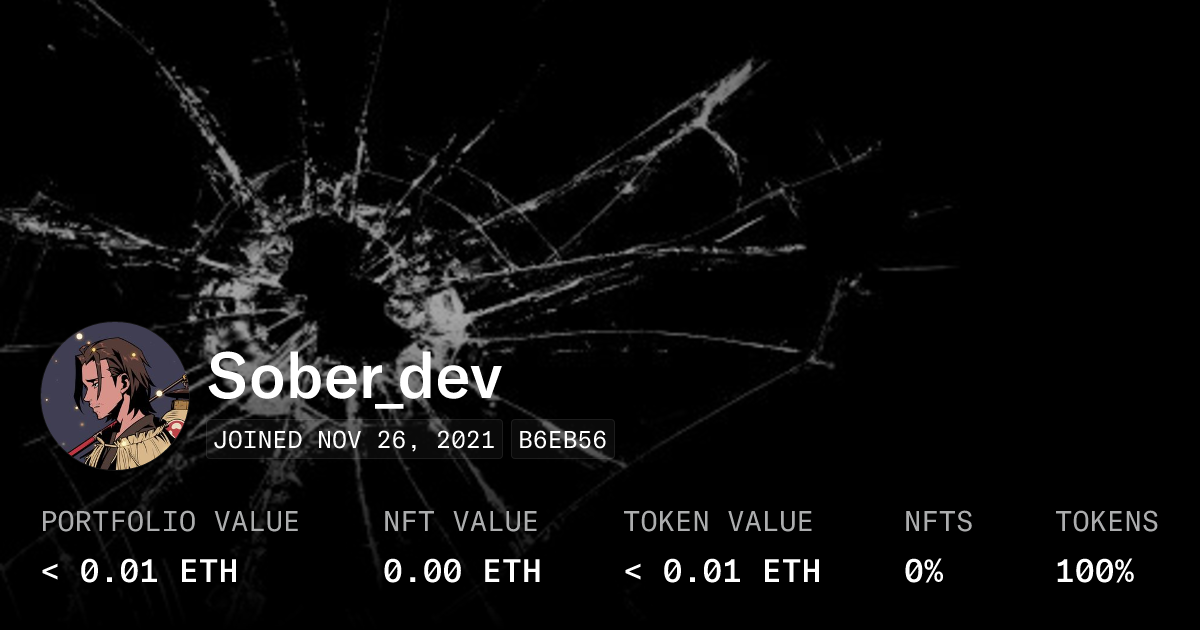Sober_dev - Profile | OpenSea