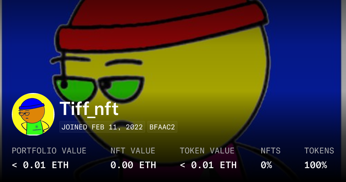 Tiff_nft - Perfil | OpenSea