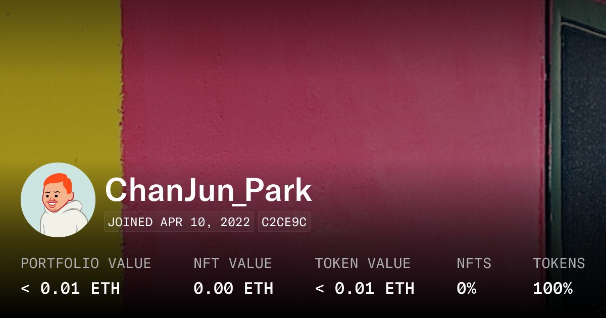 ChanJun_Park - Profile | OpenSea