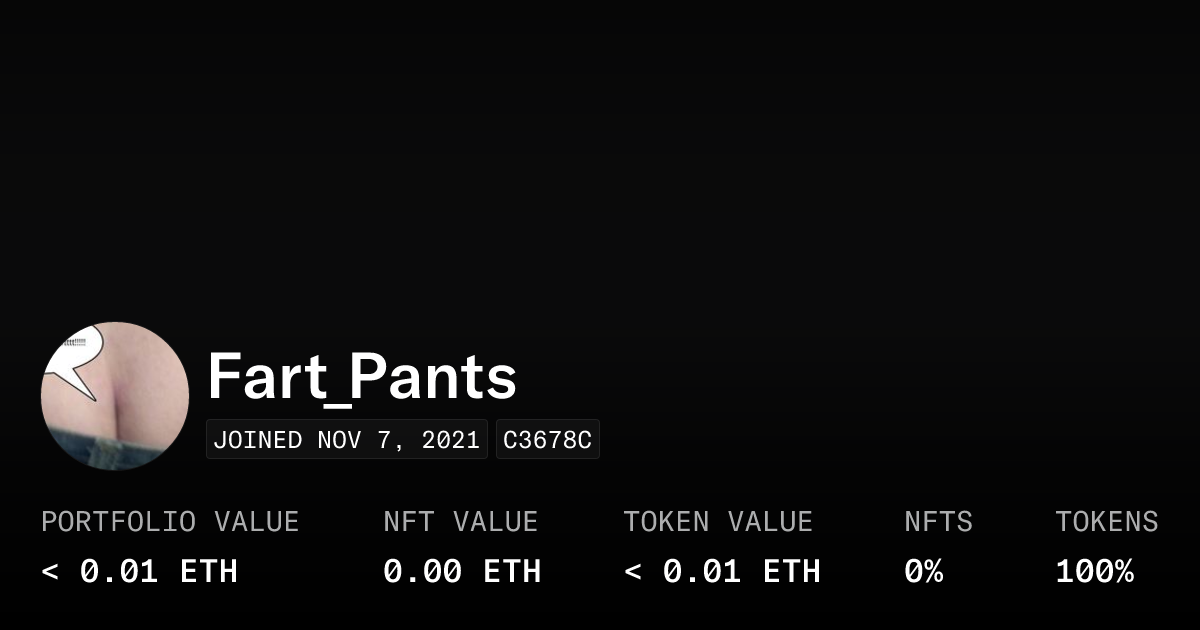 Fart_Pants - Profile | OpenSea