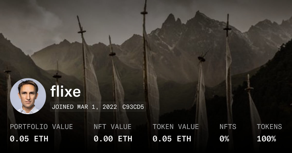 flixe - Profile | OpenSea