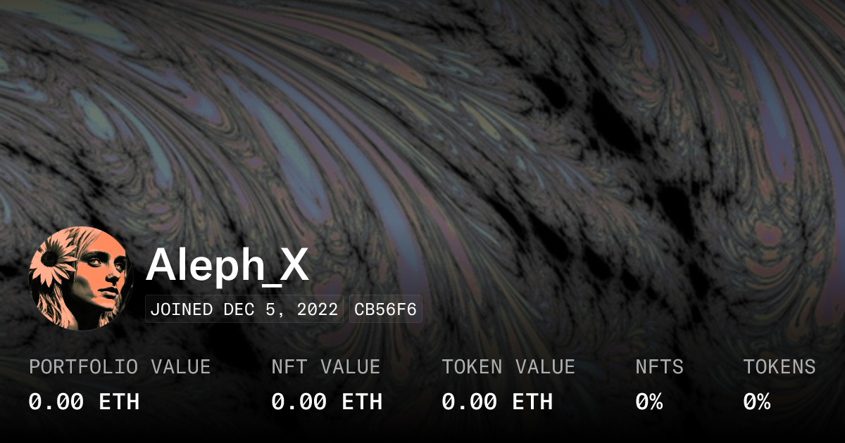 Aleph_X - Profile | OpenSea