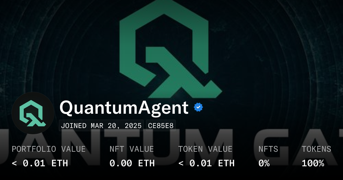 QuantumAgent - Profile | OpenSea