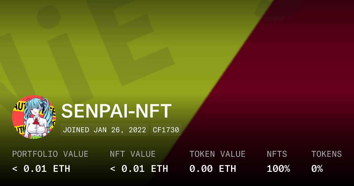SENPAI-NFT - Perfil | OpenSea