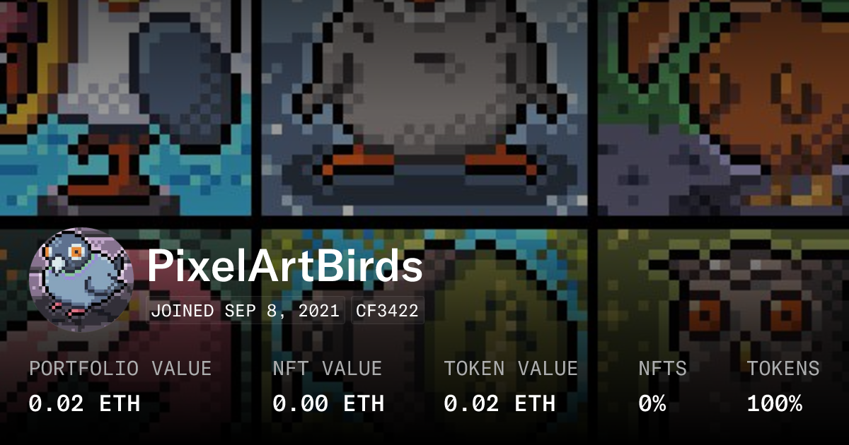 PixelArtBirds - Perfil | OpenSea