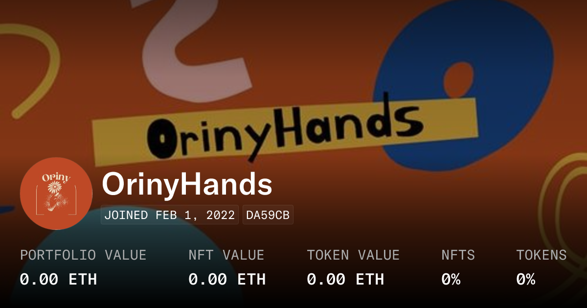 OrinyHands - Profile | OpenSea