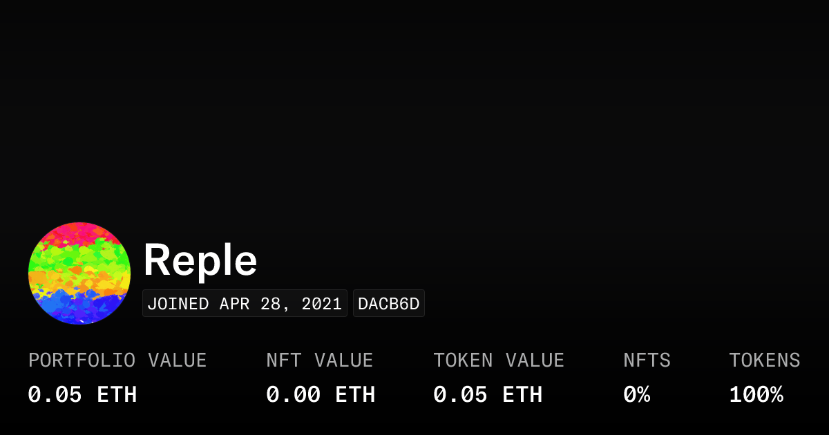 Reple - Profile | OpenSea