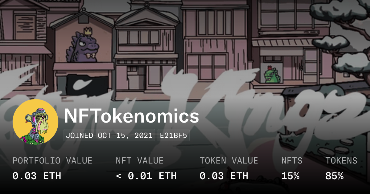 NFTokenomics - Perfil | OpenSea