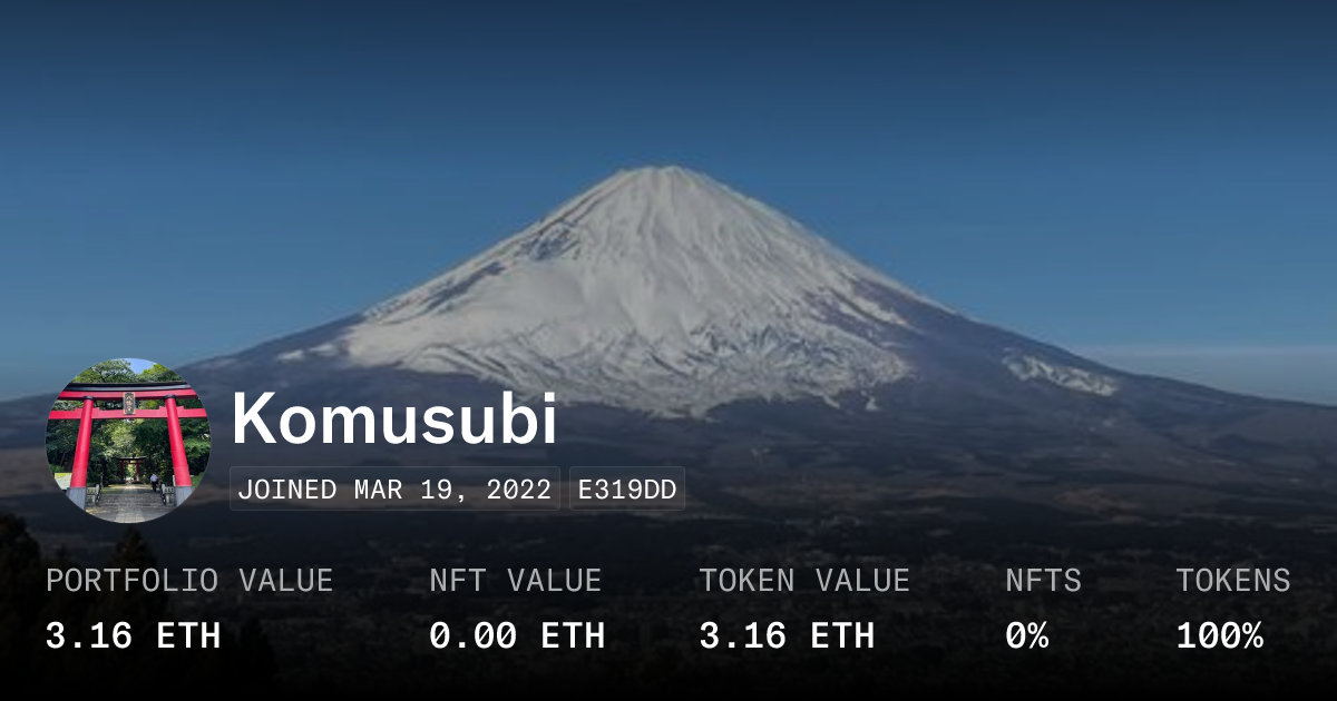 Komusubi - Profile | OpenSea