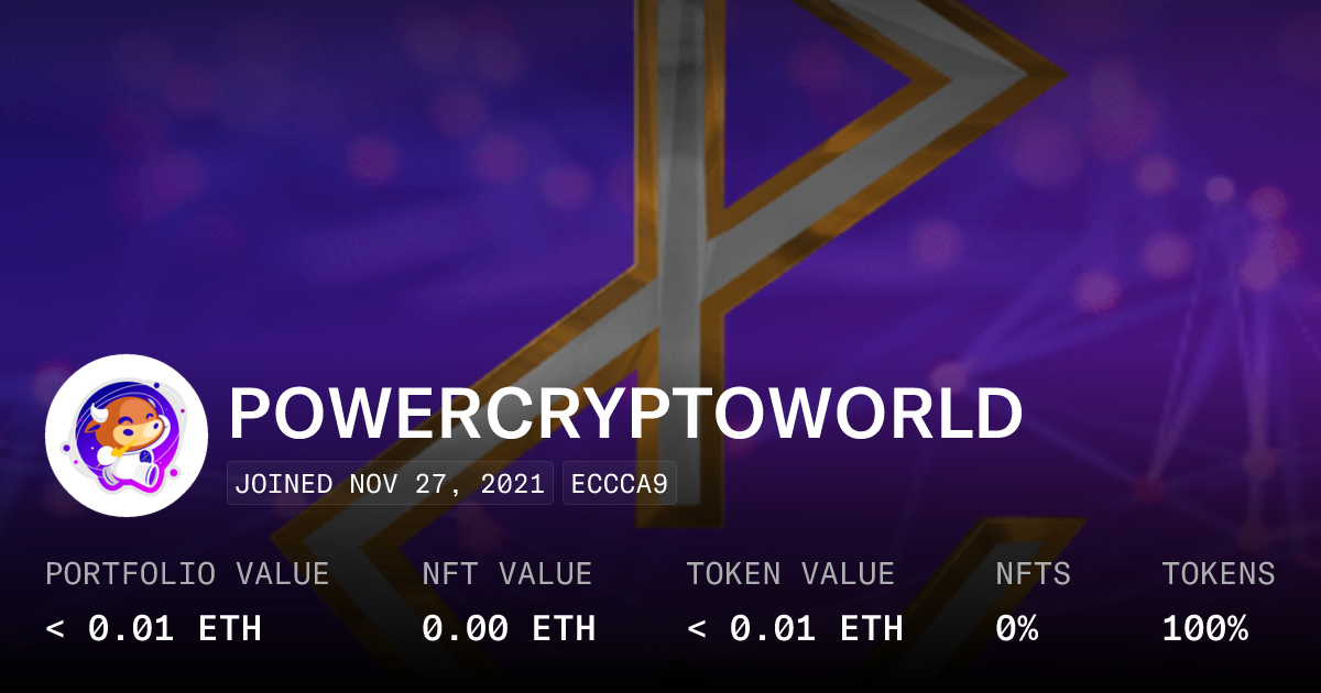 POWERCRYPTOWORLD - Profile | OpenSea