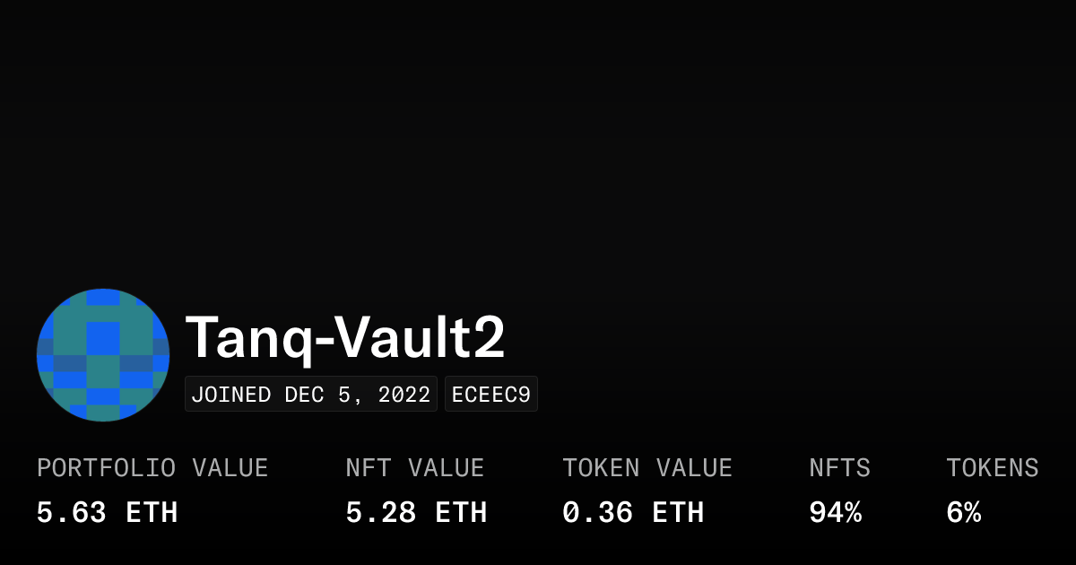 Tanq-Vault2 - Profile | OpenSea