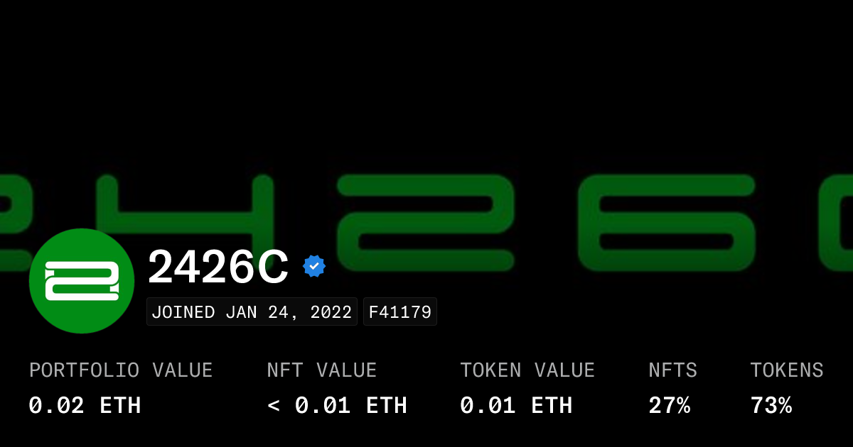 2426C - Profile | OpenSea