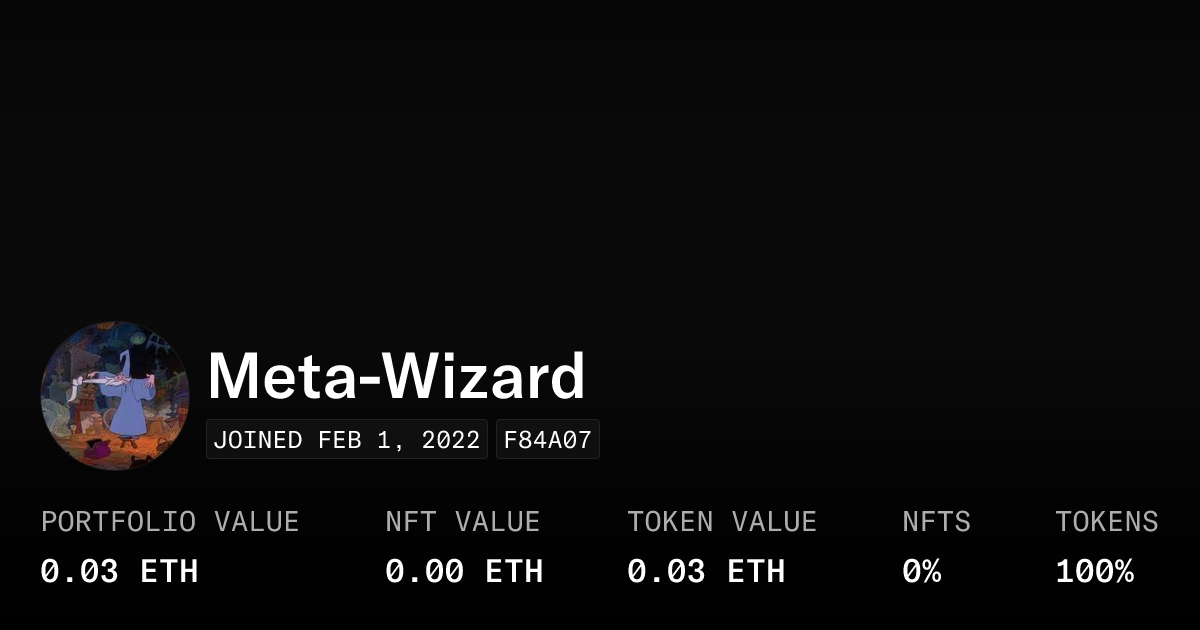 Meta-Wizard - Profile | OpenSea