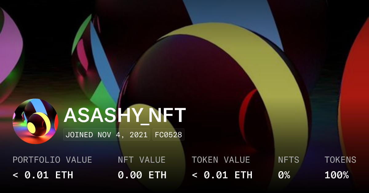 ASASHY_NFT - Perfil | OpenSea